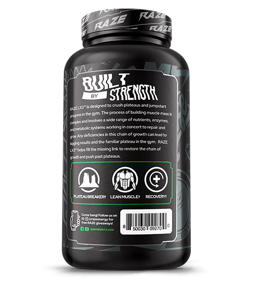 REPP Sports - RAZE LX3 - 90 Capsules – Aggieland Supplements College ...
